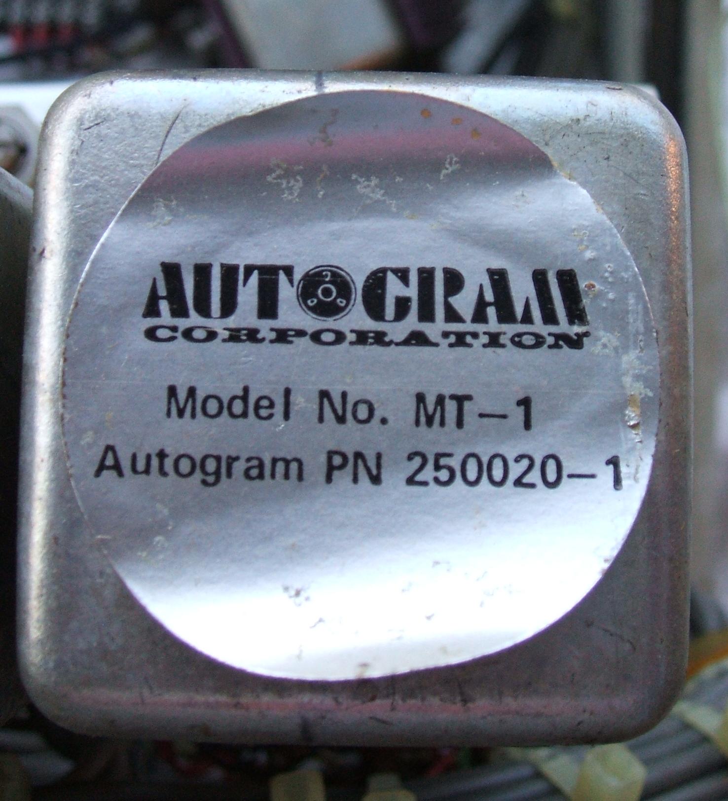 Restoring a Autogram 1010 console